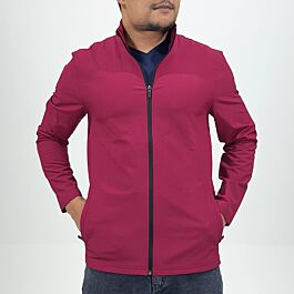 MEN'S SOLID FLEECE JACKET